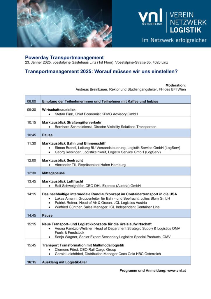 Powerday Transportmanagement 2025 - VNL